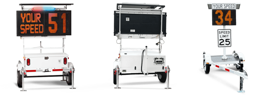 Radar Speed & Message Trailers | All Traffic Solutions